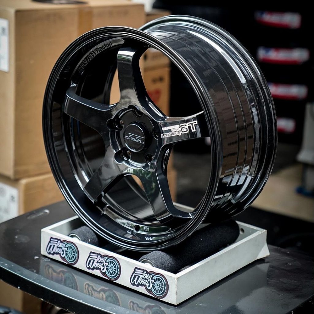 Jual Velg Racing Mobil Advan GT Flow Forming Ring 17 PCD 5x114 Lebar 7.5 ET 38 Gloss Black (4 ...