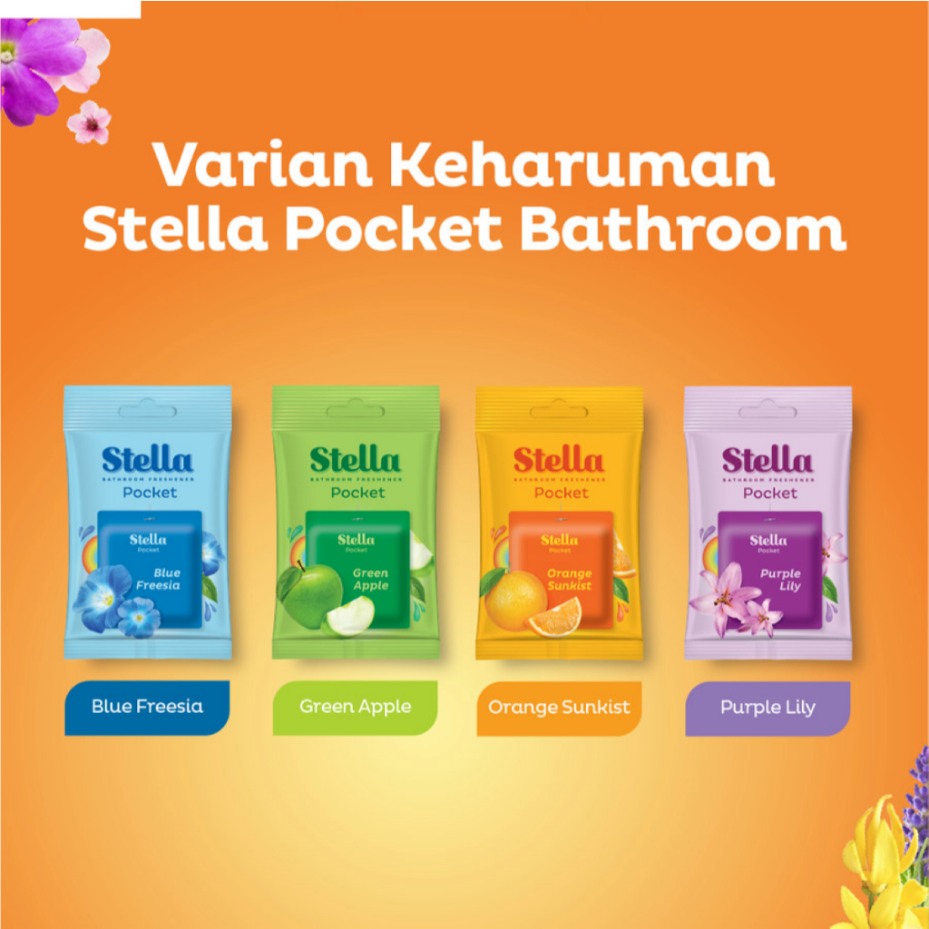 Jual Stella Pocket Bathroom - Pewangi / Pengharum Ruangan | Shopee ...