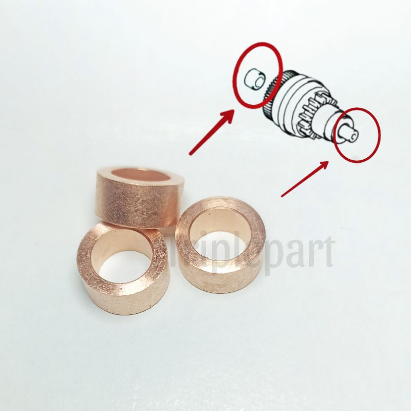 Jual Bos Pinion Starter Beat karbu, Bushing pinion Beat FI CBS Beat FI ...