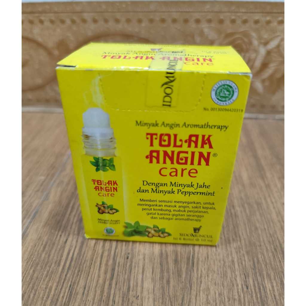 Jual Tolak Angin Care 1 dus 6x10 ml Minyak Angin Aromaterapi | Shopee ...