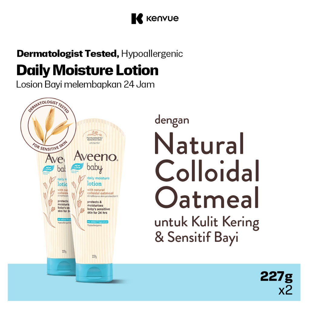Jual Aveeno Baby Daily Lotion Twin Set - Set Lotion Pelembab Bayi ...