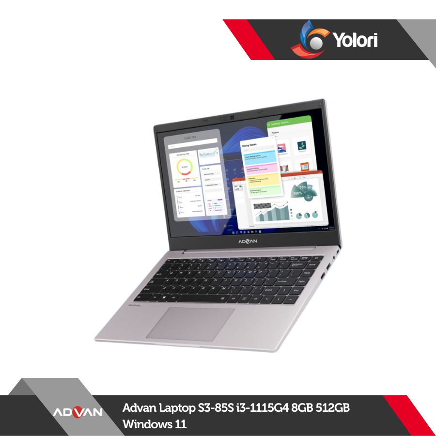 Jual Advan Laptop S3-85S i3-1115G4 8GB 512GB Windows 11 | Shopee Indonesia