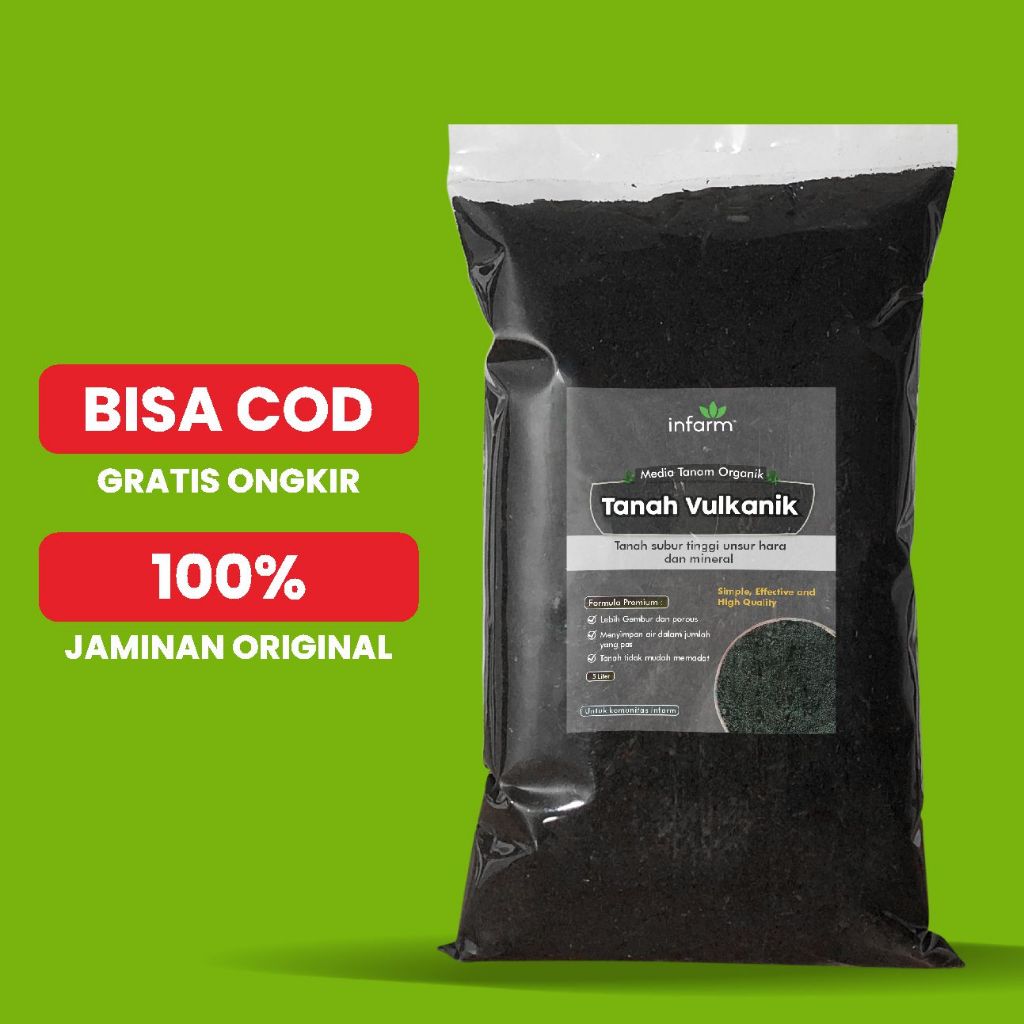 Jual Media Tanam Tanah Vulkanik Subur 10 Liter Tanah Andosol Kaya ...