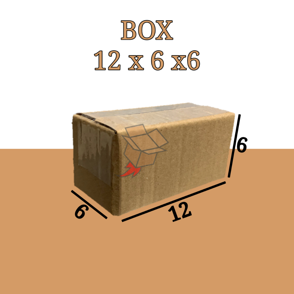 Jual Kardus Polos Karton Box Coklat DieCut 12x6x6 | Shopee Indonesia