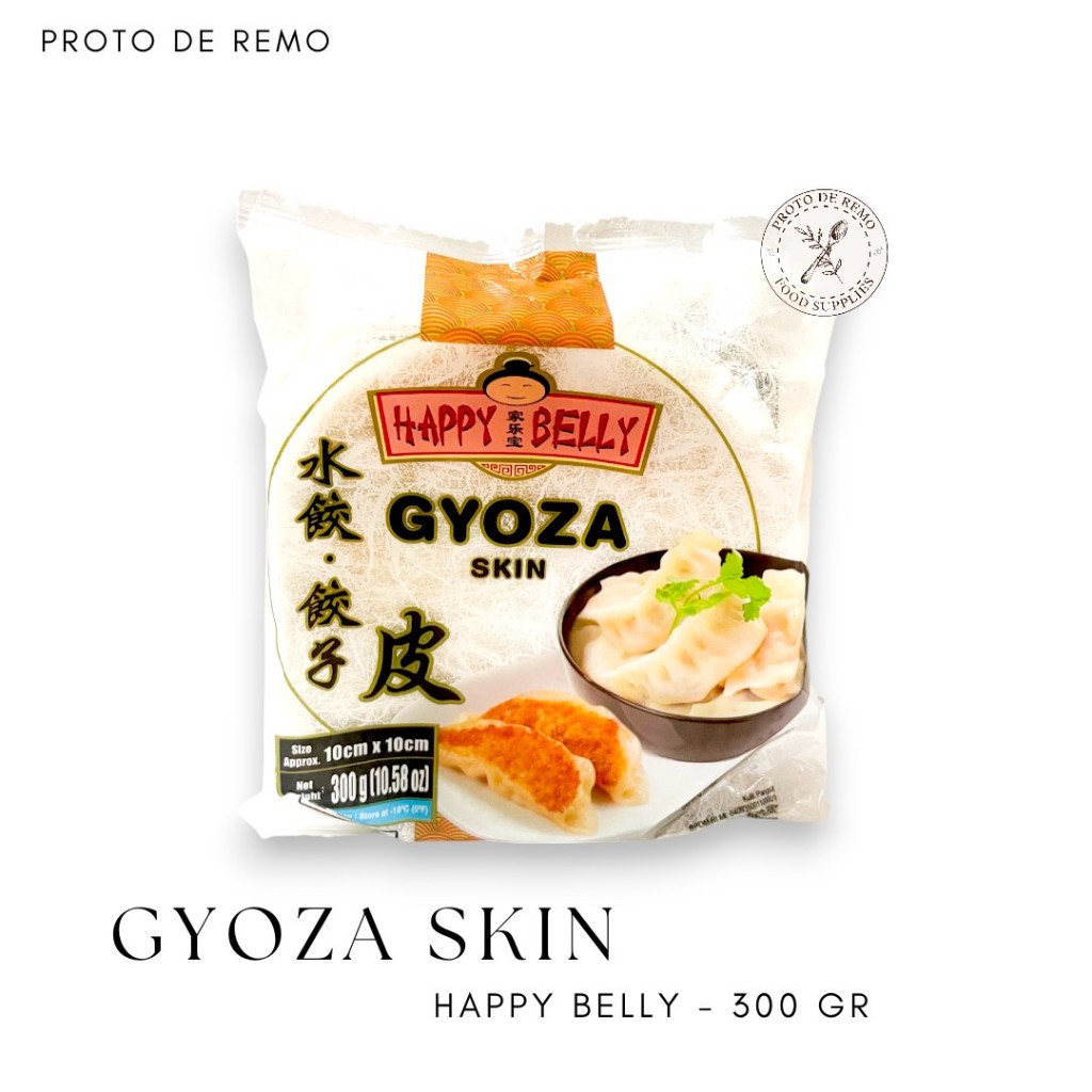 Jual Gyoza Skin | Kulit Gyoza Happy Belly 300gr | Shopee Indonesia