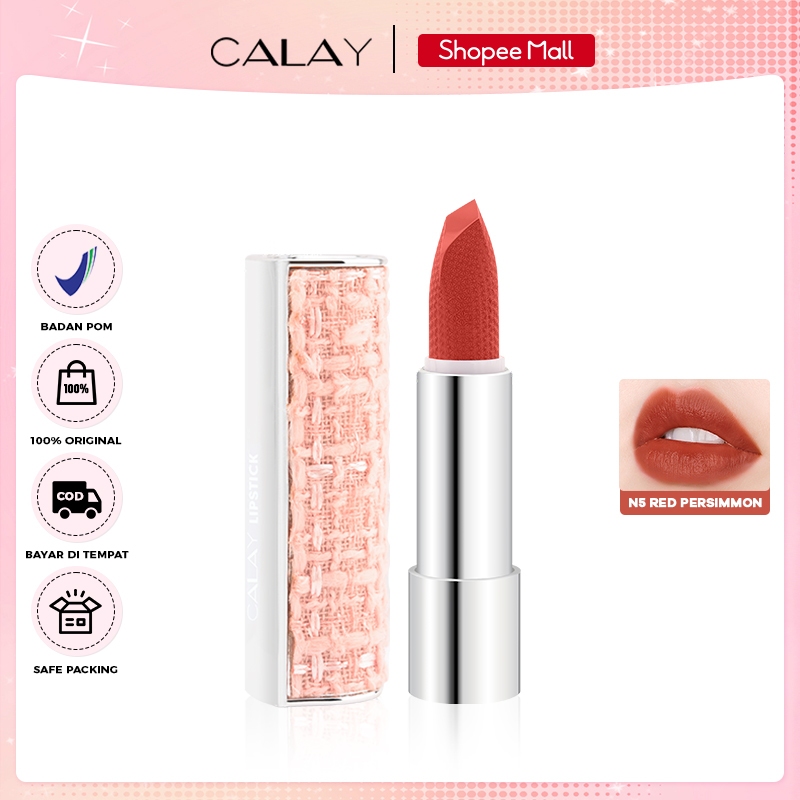 Jual CALAY Matte Lipstick CALAY Lipstick Long Lasting Tidak Mudah ...