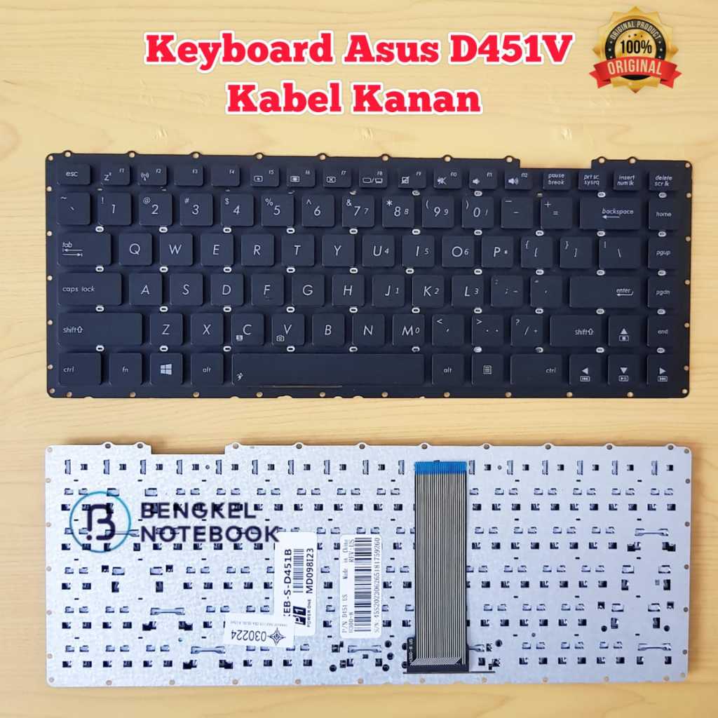 Jual Keyboard Asus D451V F450VC F450J A450V X450J X450JF X450JN X450JB ...