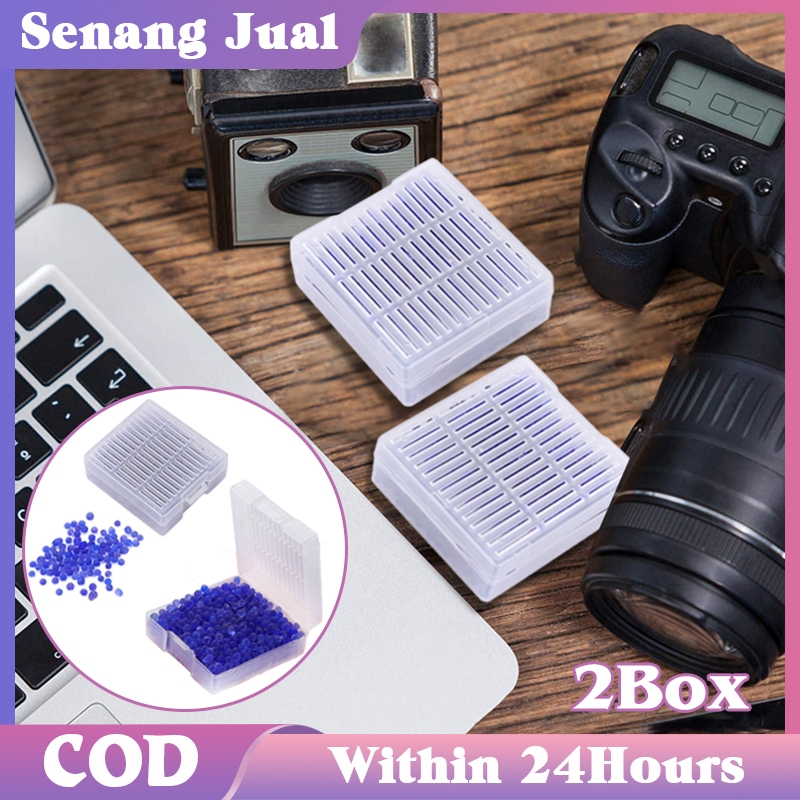 Jual 2Box Silica Gel Camera Reusable 50g Desiccant Silica Gel Silika ...