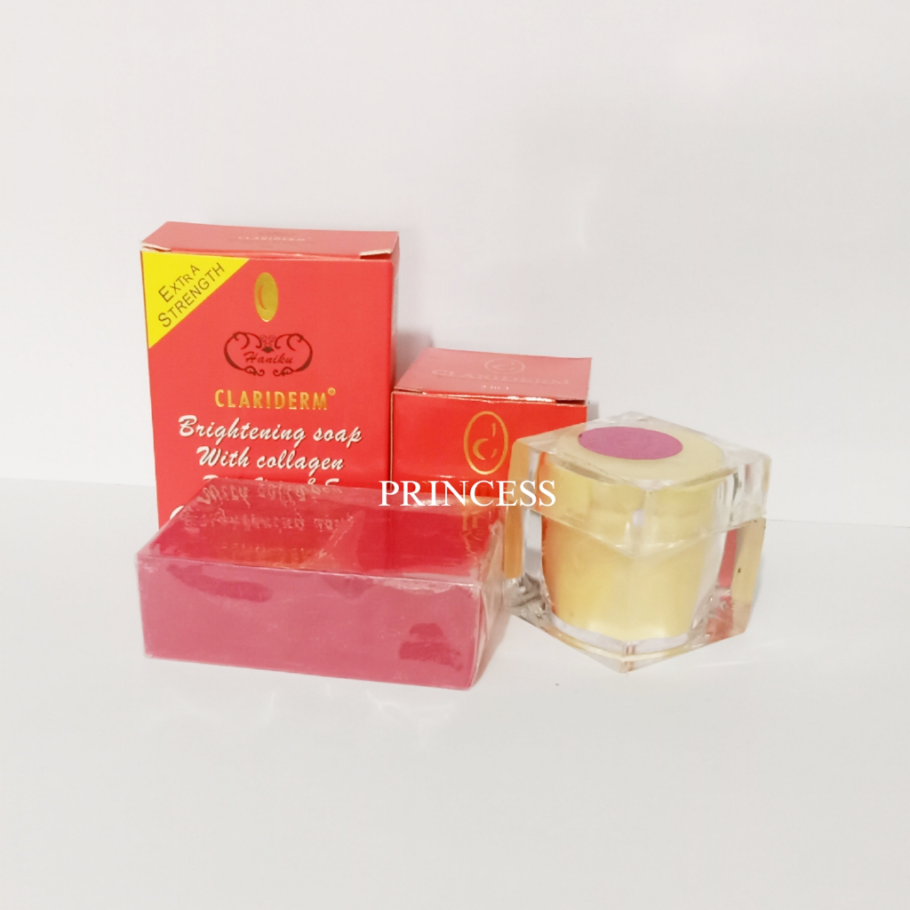Jual Paket Sabun Haniku Clariderm 60g & Cream Clariderm 25g | Shopee ...