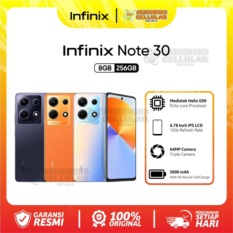 Jual INFINIX NOTE 30 PRO (8/256GB) - GARANSI RESMI | Shopee Indonesia