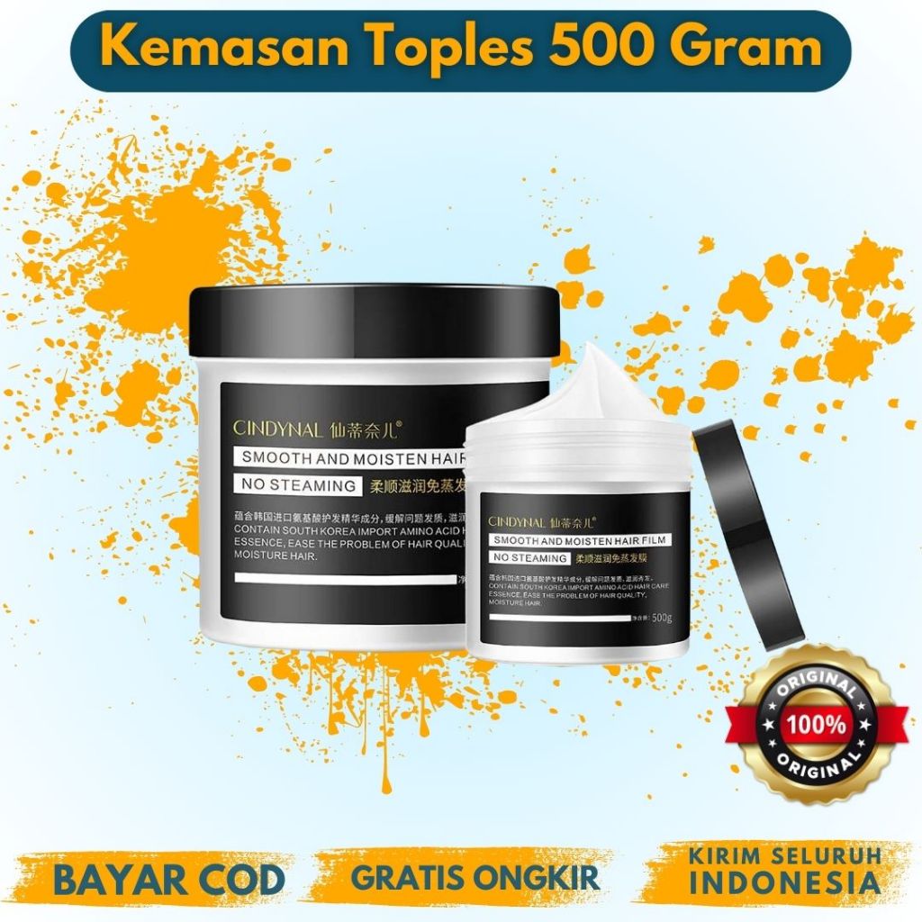 Jual MASKER KERATIN CINDYNAL MELEMBUTKAN ,MEMPERBAIKI RAMBUT RUSAK dan ...