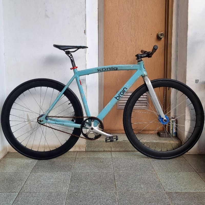 Jual fullbike fixie brain konig fork soloist 77 gen 2. | Shopee Indonesia
