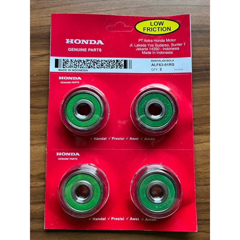 Jual Laher Bearing 6301 RS Laher Roda Depan Belakang Honda Supra X Fit ...