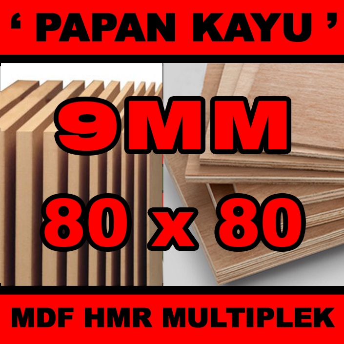 Jual Papan mdf multiplek tebal 9mm ukuran 8x80cm | Shopee Indonesia