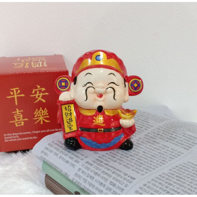 Jual dewa uang / hiasan dewa rezeki / pajangan dewa uang / chai sen ...