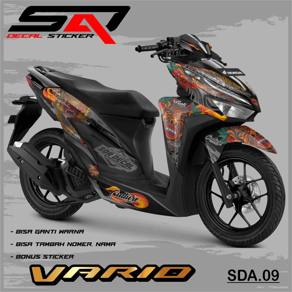 Jual Stiker Decal Full Body Vario New 150 125 Tahun 2018 - 2022 Sticker ...