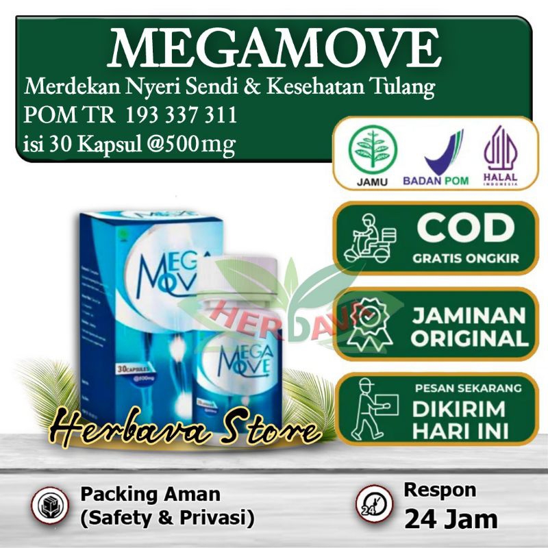 Jual Megamove Herbal Asli Original Obat Pereda Nyeri Sendi Asam Urat Reumatik Rekomendasi Herbal ...