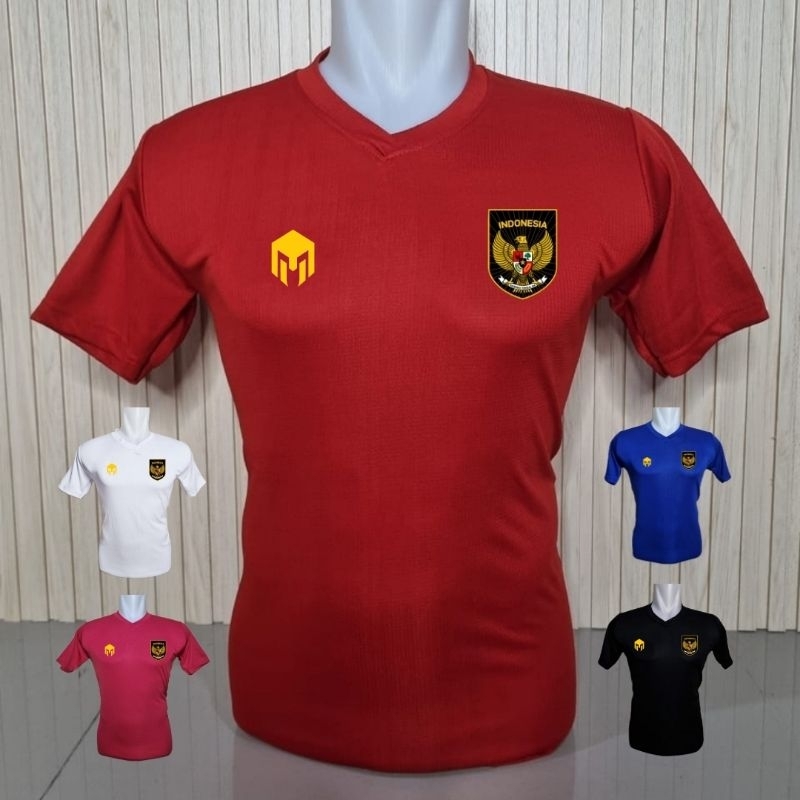 Jual COWOK ATASAN timnas indonesia merah putih garuda olahraga kaos ...