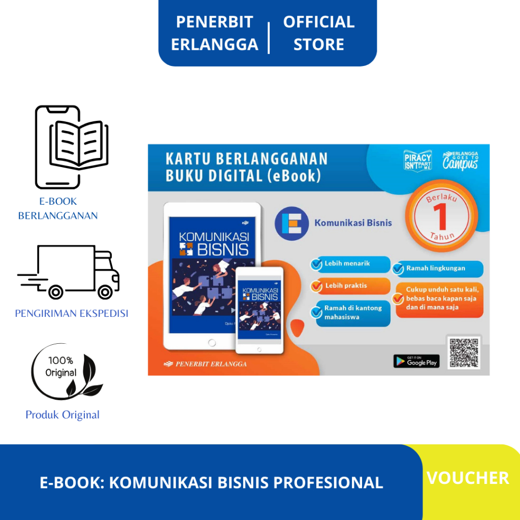 Jual [Erlangga Official] Voucher E-Book: Komunikasi Bisnis Profesional ...