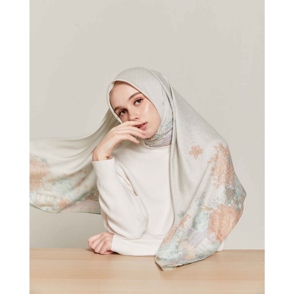 Jual Nadjani Signature - Scraf - Dalia - Gree Sage | Shopee Indonesia