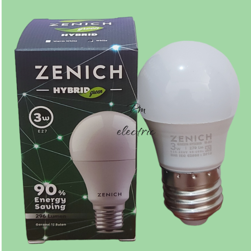 Jual LAMPU LED ZENICH HYBRID BULB 3 WATT GARANSI 1 TAHUN | Shopee Indonesia