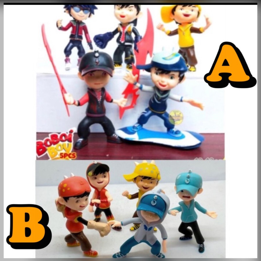 Jual Action Figure Boboiboy isi 5 - Boboboy Set 5 | Shopee Indonesia