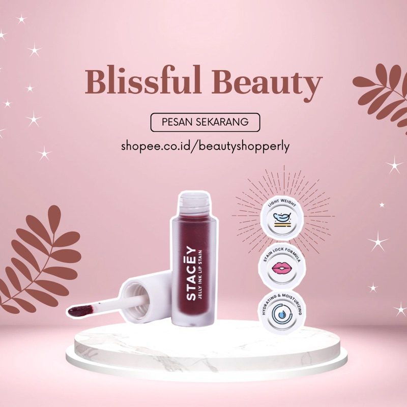 Jual Stacey Jelly Ink Lip Stain - Make up Lip Tint Glossy Plumppy ...