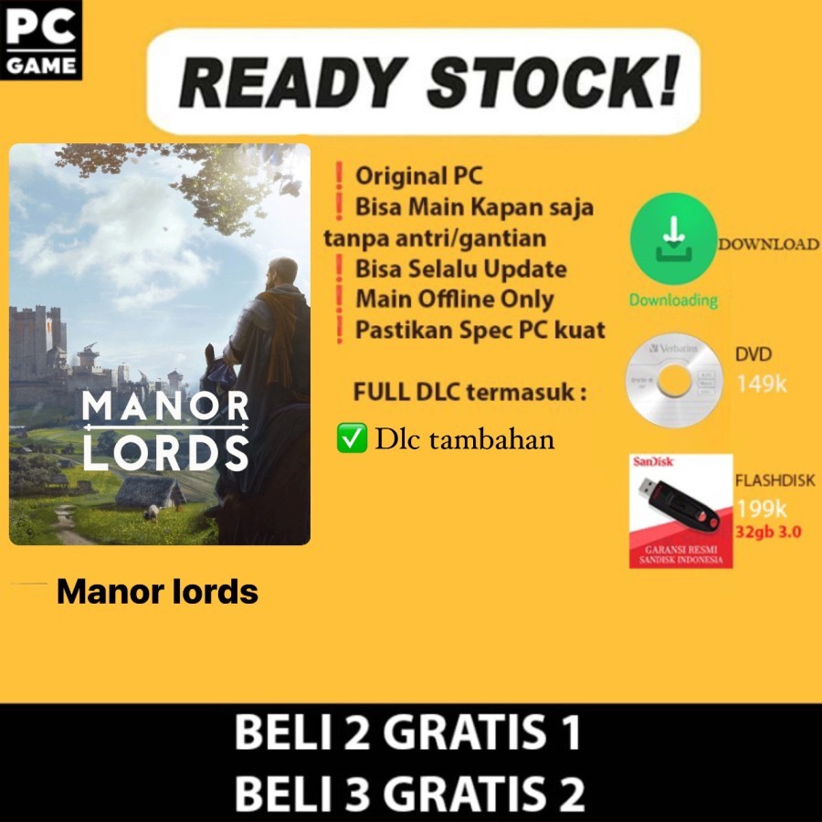 Jual Manor Lords PC Original | Shopee Indonesia