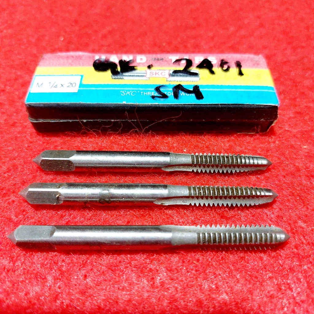 Jual Hand Taps m 1/4 x 20 - Mata Tap Baut 10 Kasar - Pembuat Derat Baut ...