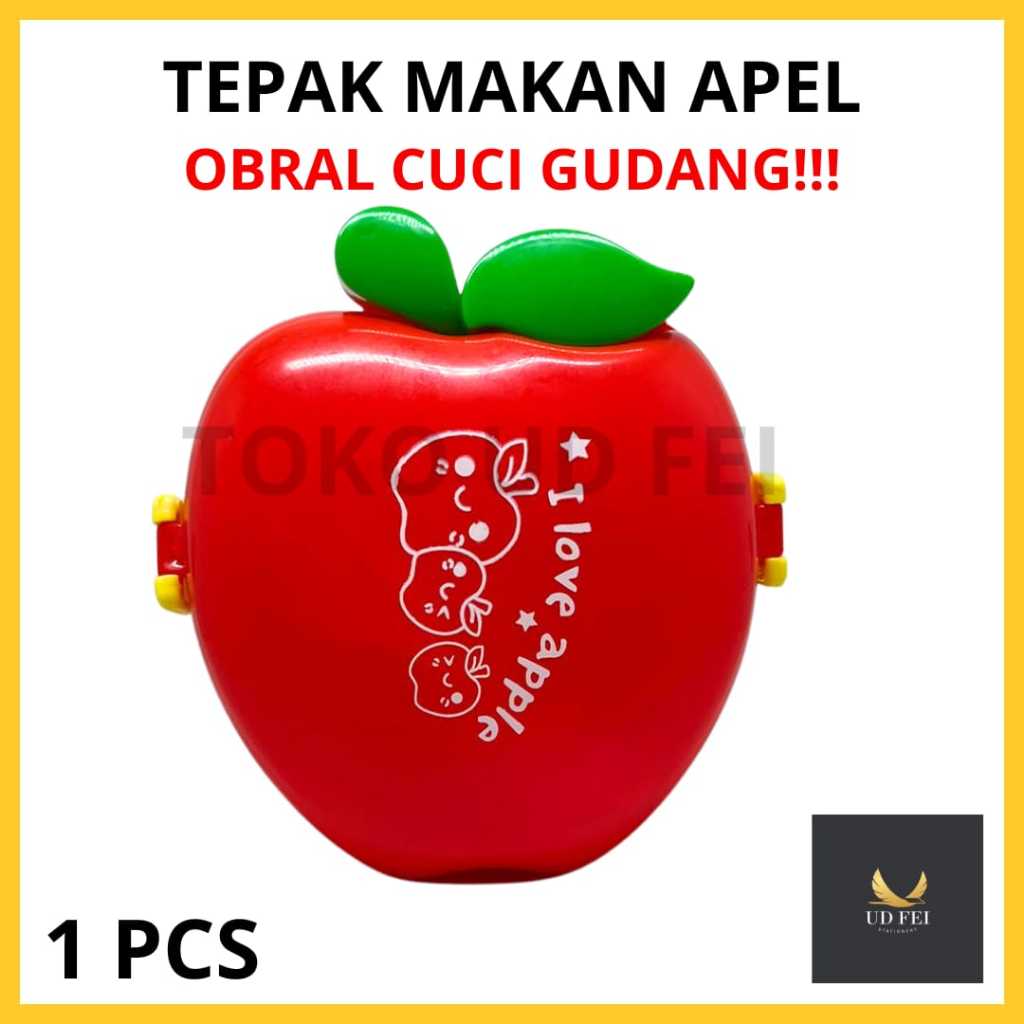 Jual (OBRAL 1 PCS) Tepak Makan Apel/ Tepak Makan Kecil/Tepak Makan Anak ...