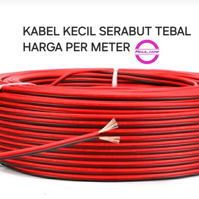 Jual Kabel Kecil 2 jalur Serabut Tembaga mudah disolder | Shopee Indonesia