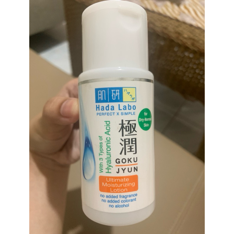 Jual hada labo ultimate moisturizing lotion - toner strip oren | Shopee ...
