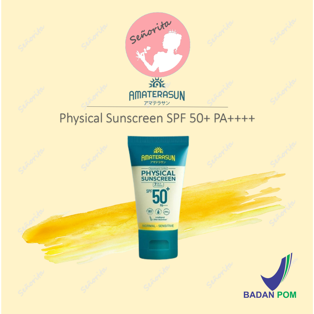 Jual AMATERASUN Transparent Sunscreen Spf40 / UV Sunscreen Serum Spf50 / UV Sunscreen Cream ...