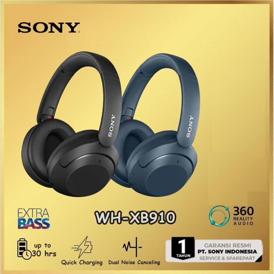 Jual Sony WH-XB910N Wireless Noise Canceling Headphones XB910 N XB 910 ...