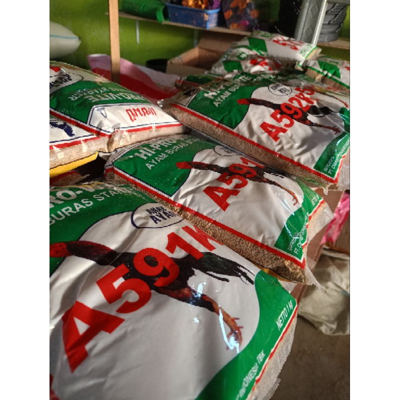 Jual Pakan Ayam Bangkok & Pedaging | 511, 591, 592, dan 594 kemasan 1kg ...