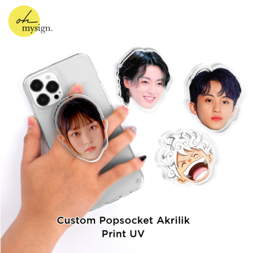 Jual POPSOCKET CUSTOM / GRIPTOK / POPSHOCKET / AKRILIK ACRYLIC PRINT UV DESAIN SESUKAMU | Shopee ...