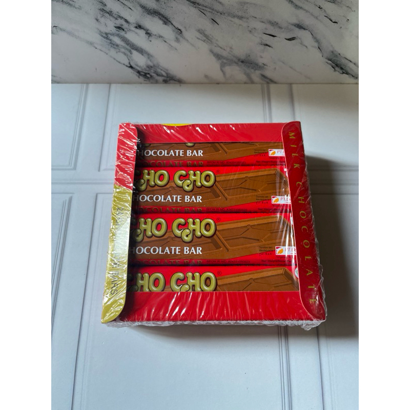 Jual CHO CHO CHOCOLATE BAR COKLAT JADUL BOX ISI 24 PCS | Shopee Indonesia