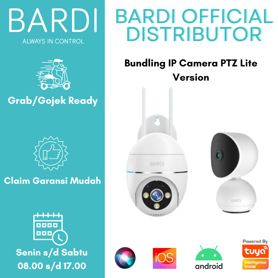 Jual IP Camera Bardi Indoor Outdoor PTZ Lite Version Smart Bundle - CCTV | Shopee Indonesia
