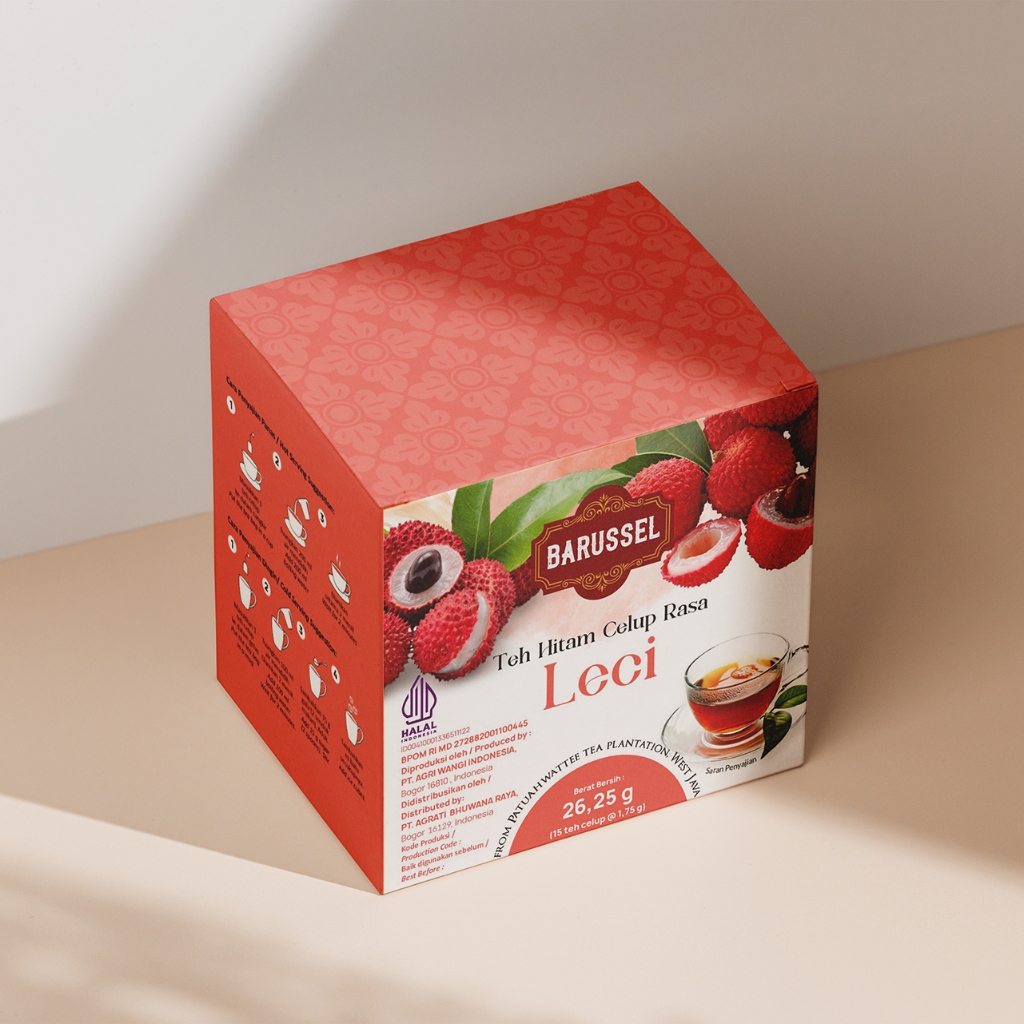 Jual BARUSSEL Lychee Tea | Teh Celup Rasa Leci | Shopee Indonesia