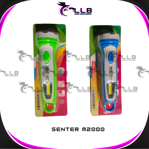Jual [LLB] Senter M2000 / Senter tangan LED Putih Terang | Shopee Indonesia
