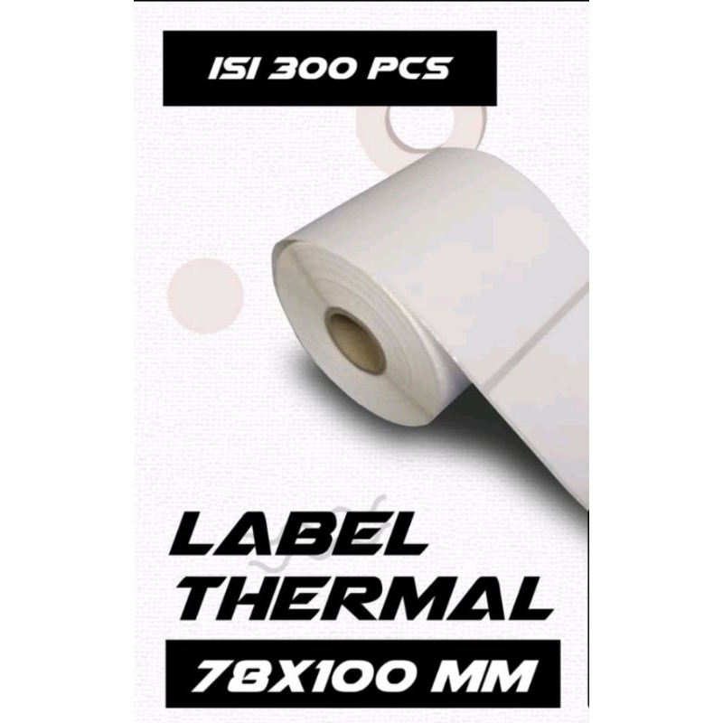 Jual RESI THERMAL/KERTAS THERMAL UKURAN 78x100,100x100,100x150 (500 PCS ...