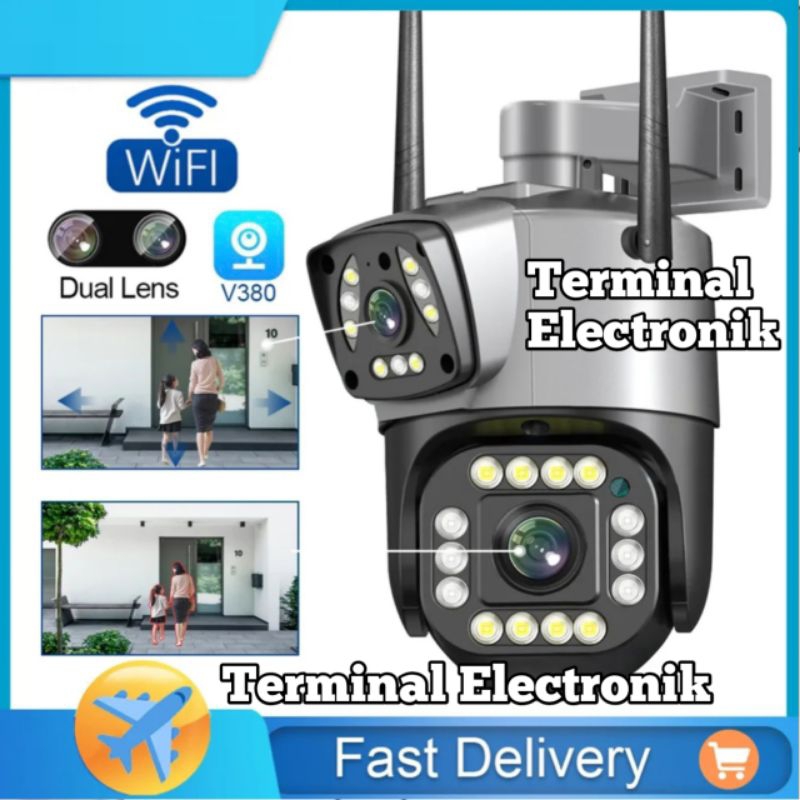 Jual IP CAMERA CCTV DUAL LENS 10X ZOOM OUTDOOR KAMERA WIFI OUTDOOR ...