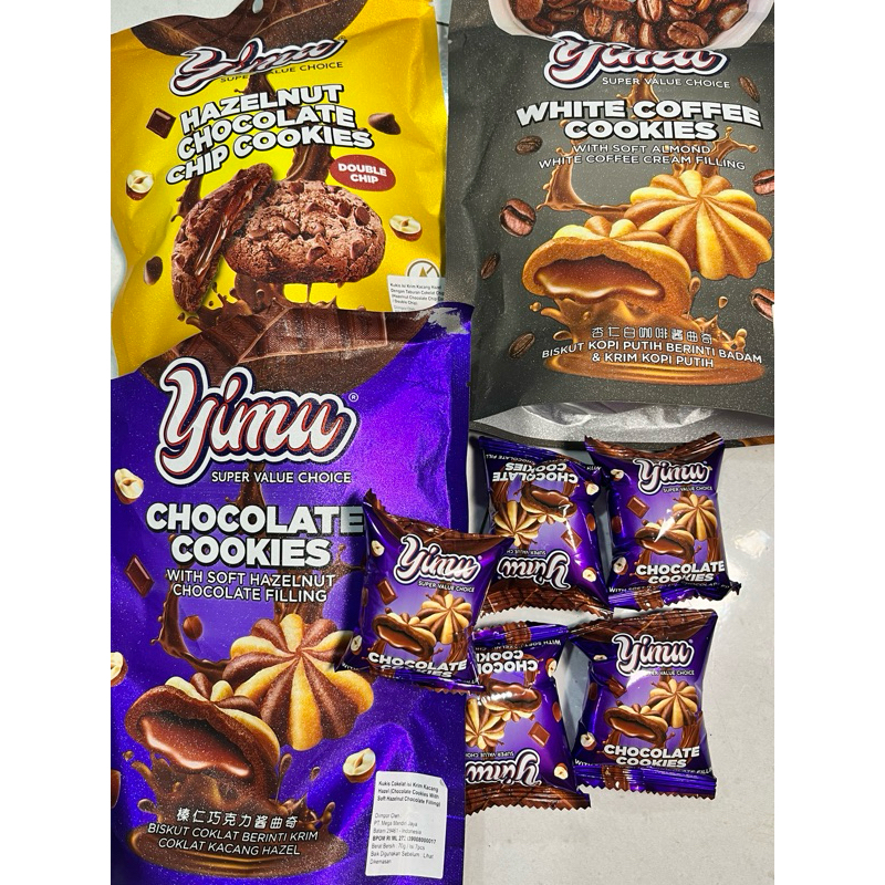 Jual CemilanBintan ( YIMU Cookies Hazelnut/Coffee 60gr/70gram) | Shopee ...