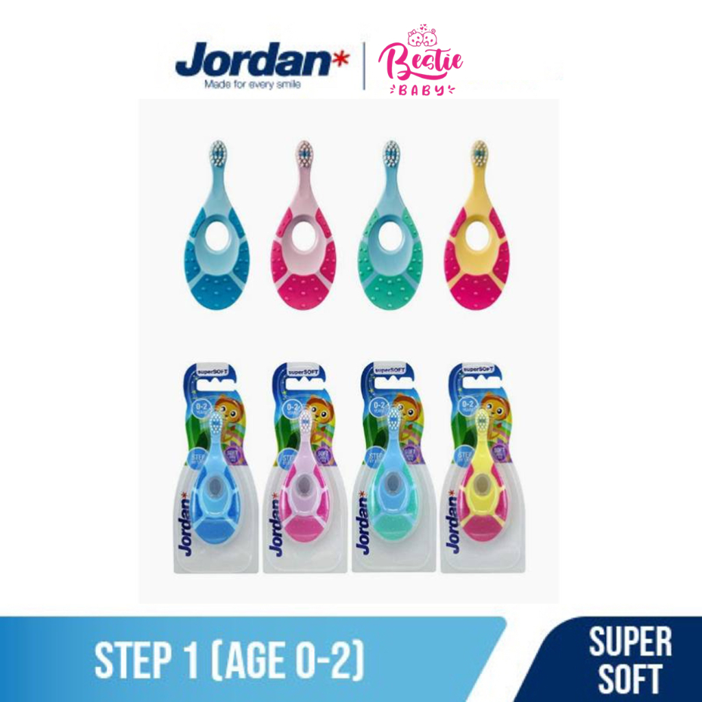 Jual JORDAN Oral Care Kids Step 1 Super Soft Sikat Gigi (0-2 Tahun ...