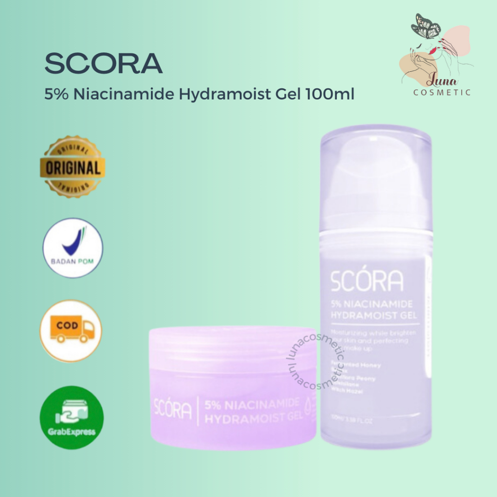 Jual SCÓRA SCORA 5% Niacinamide Hydramoist Gel Moisturizer 100ML 40ML | Shopee Indonesia