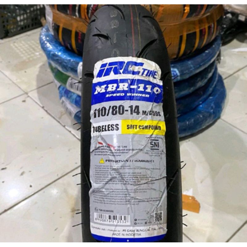 Jual Ban Tubeless IRC MBR110 110/80-14 (Soft Compound) | Shopee Indonesia