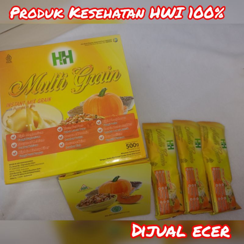 Jual HWI HH MULTIGRAIN MINUMAN SEHAT SEREAL SUPERFOOD (aman untuk ...