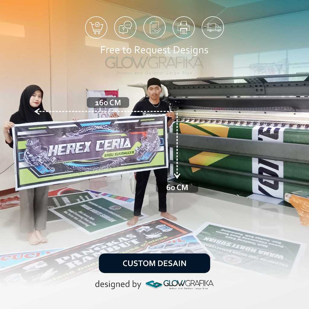 Jual Banner Spanduk Bengkel Motor Keren Racing Custom A | Shopee Indonesia