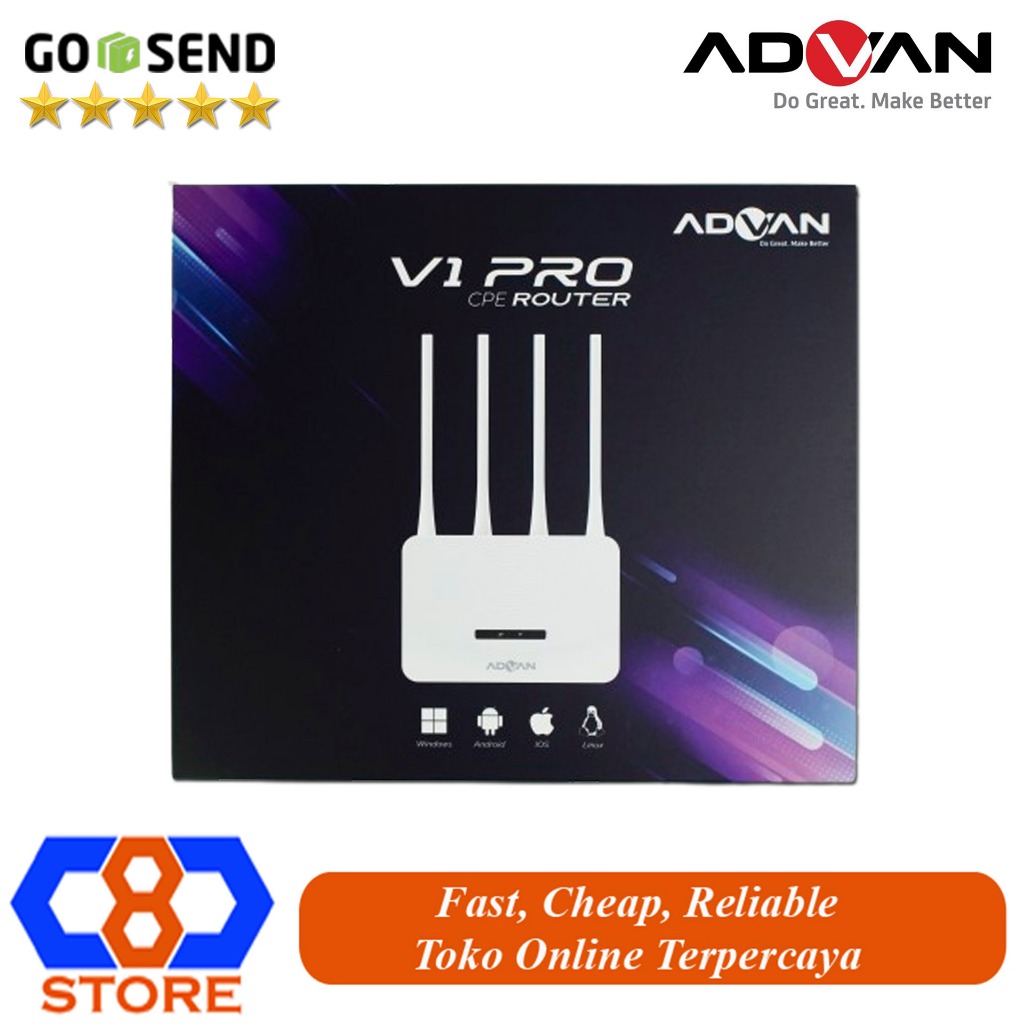 Jual ADVAN MODEM CPE V1 PRO WIFI ROUTER 4G LTE UNLOCK ALL OPERATOR ...