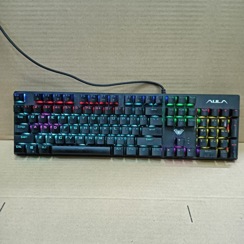 Jual Keyboard Gaming Mechanical Aula S 2022 BLACK Like New | Shopee ...